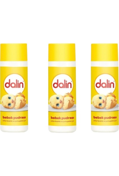 Dalin 3 Adet Serpme Bebek Pudrası