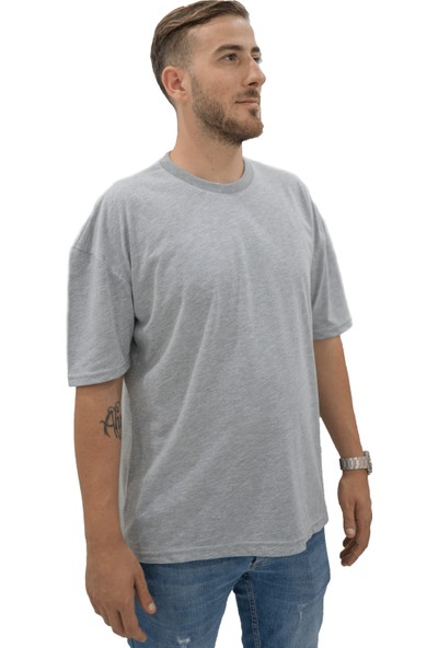 H&F Giyim %100 Pamuk Oversize T-Shirt