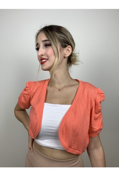 Meissa Fashion Kadın Narçiçeği Rengi Bolero Meissa Fashion Kadın Narçiçeği Rengi Bolero