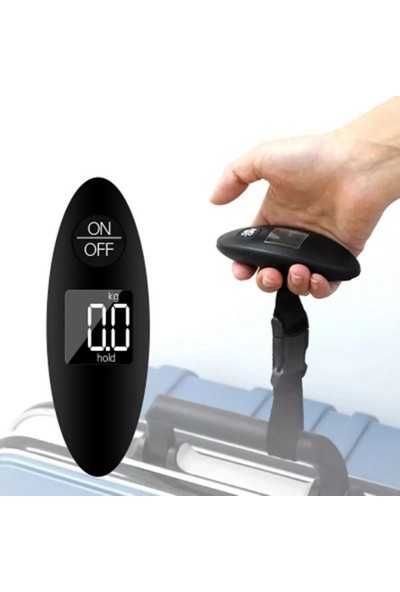 PearlHaus Digital Çok Amaçlı Taşınabilir Bagaj Tartısı Max 40 kg PearlHaus Digital Çok Amaçlı Taşınabilir Bagaj Tartısı Max 40 kg
