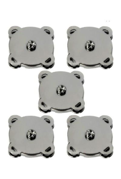 Liberte Örgü Çantaya Dikmeli Mıknatıs Füme 5'li Paket Liberte Örgü Çantaya Dikmeli Mıknatıs Füme 5'li Paket