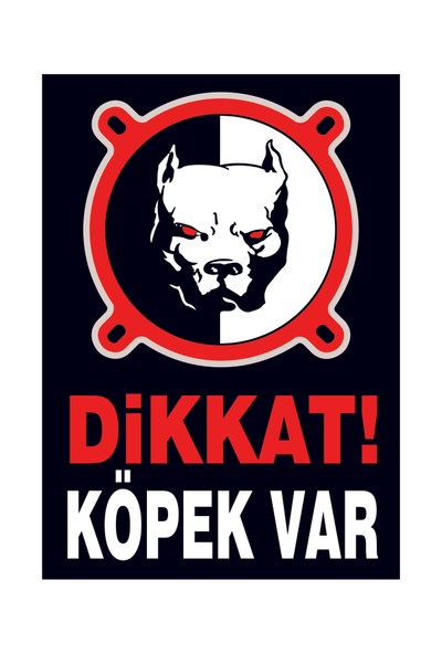 Doğa Reklam Dikkat Köpek Var Pitbull Uyarı ve Iş Güvenlik Levhası A4 Pvc Doğa Reklam Dikkat Köpek Var Pitbull Uyarı ve Iş Güvenlik Levhası A4 Pvc