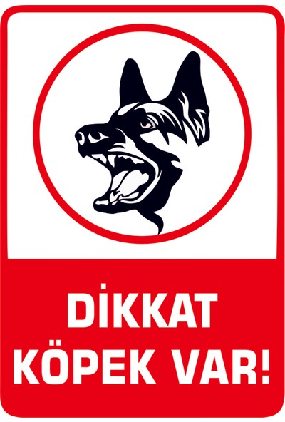 Doğa Reklam Dikkat Köpek Var! Kurt Uyarı ve Iş Güvenlik Levhası A4 Pvc Doğa Reklam Dikkat Köpek Var! Kurt Uyarı ve Iş Güvenlik Levhası A4 Pvc