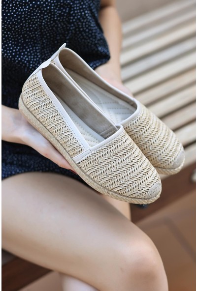 Benice Shoes Kadın Hasır Espadril 386-54 Benice Shoes Kadın Hasır Espadril 386-54
