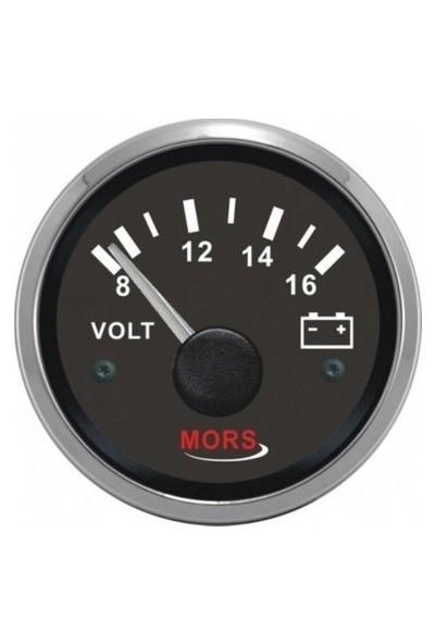 Mors Voltmetre Göstergesi 12V Siyah 5mm Mors Voltmetre Göstergesi 12V Siyah 5mm