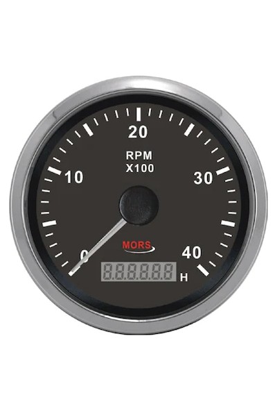 Mors Devir Göstergesi Siyah 12-24V 4000RPM Mors Devir Göstergesi Siyah 12-24V 4000RPM