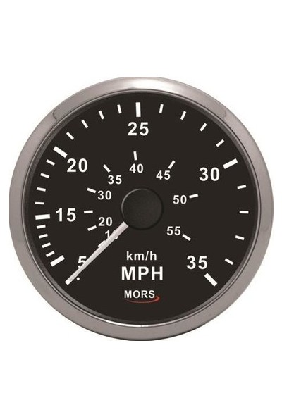 Mors Sürat Göstergesi 35MPH ve Pitot Hortum 12-24V Siyah Mors Sürat Göstergesi 35MPH ve Pitot Hortum 12-24V Siyah