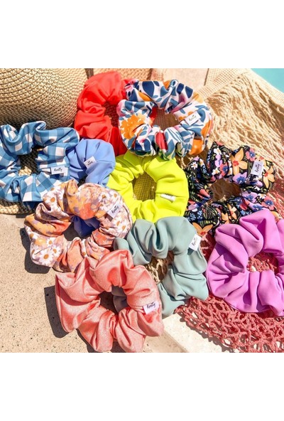 Alyeska 5 Adet Kumaş Simit Toka Karışık Scrunchies Alyeska 5 Adet Kumaş Simit Toka Karışık Scrunchies