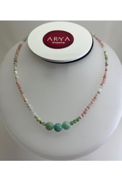 Arya Shop Amazonit Doğaltaşlı Kolye Arya Shop Amazonit Doğaltaşlı Kolye