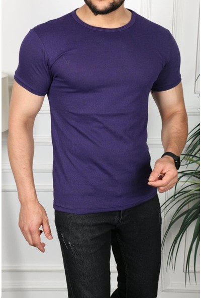 Şenol Erkek Koyu Mor Dar Kesim Slim Fit Dar Kesim Şenol Erkek Koyu Mor Dar Kesim Slim Fit Dar Kesim