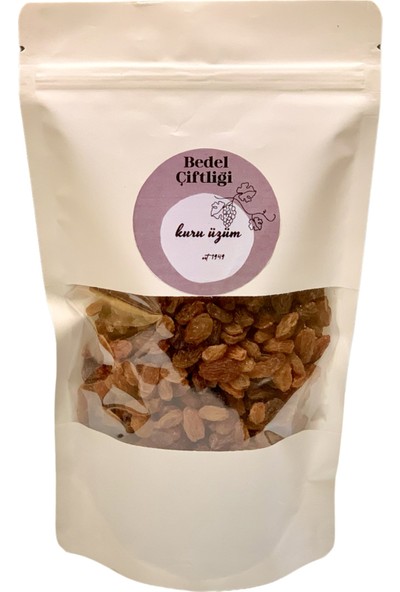 Bedel Çiftliği Çekirdeksiz Kuru Üzüm 500 gr Bedel Çiftliği Çekirdeksiz Kuru Üzüm 500 gr