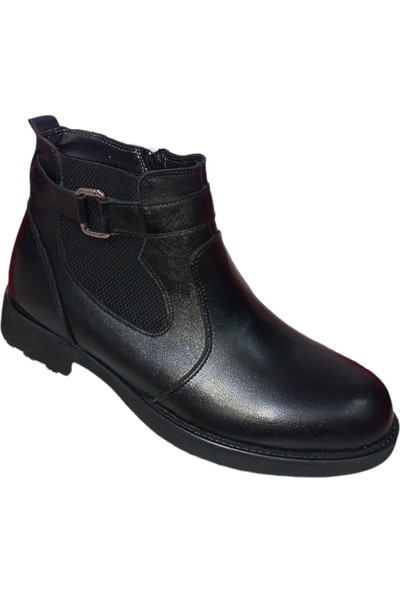 Bifond Shoes Kürklü Hakiki Deri Günlük Erkek Bot