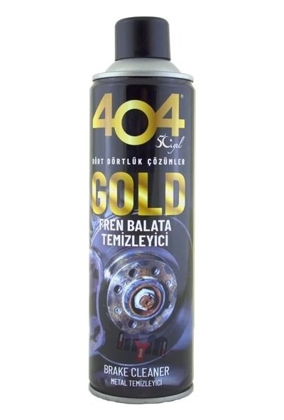 Nefertiya 404 Gold Fren Balata ve Genel Amaçlı Temizleyici Spreyi 330G 500 ml Nefertiya 404 Gold Fren Balata ve Genel Amaçlı Temizleyici Spreyi 330G 500 ml