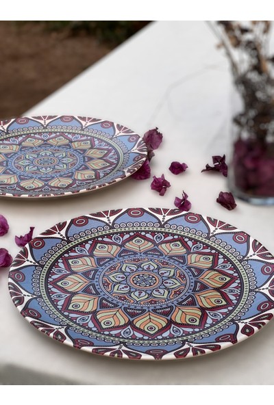 Dekoratif Yemek Tabağı - 2 Li