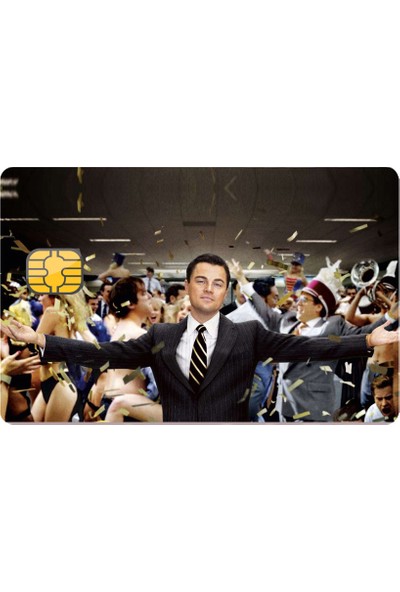 Gaccosh The Wolf Of Wall Street Tasarımlı Kart Kaplama Etiketi Sticker Gaccosh The Wolf Of Wall Street Tasarımlı Kart Kaplama Etiketi Sticker