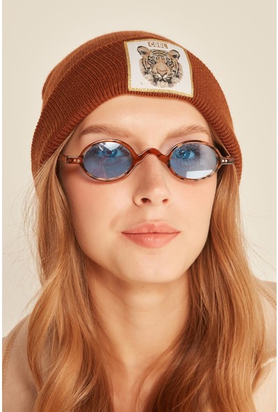 Axesoire 13561 Kaplan Armalı Kahverengi Bere Axesoire 13561 Kaplan Armalı Kahverengi Bere