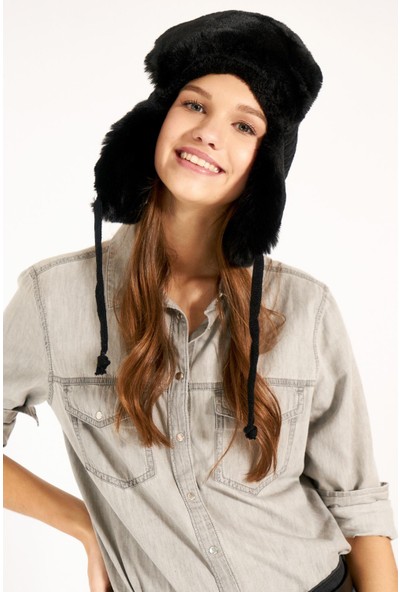 Axesoire 13518 Siyah Bere/kar Şapkası Axesoire 13518 Siyah Bere/kar Şapkası