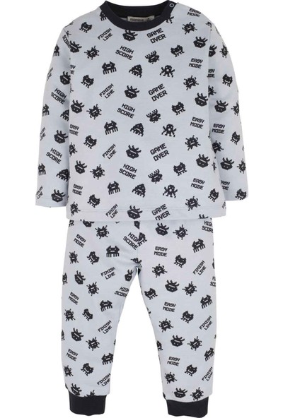 Mamino Erkek Bebek Pamuk Pijama Takımı