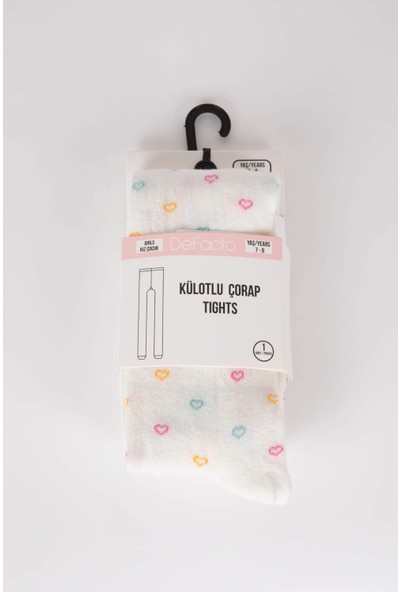 DeFacto Kız Çocuk Pamuklu Külotlu Çorap Y5012A6NS