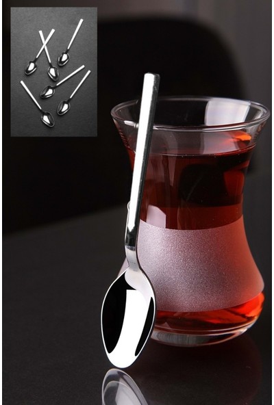 Mim Life 6'lı Çelik Çay Kaşığı