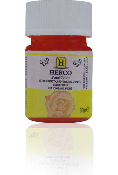 Herco Sarı Subazlı Toz Gıda Boyası 10 gr Herco Sarı Subazlı Toz Gıda Boyası 10 gr