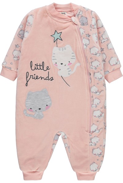 Civil Baby Kız Bebek Uyku Tulumu 12-18 Ay Pudra