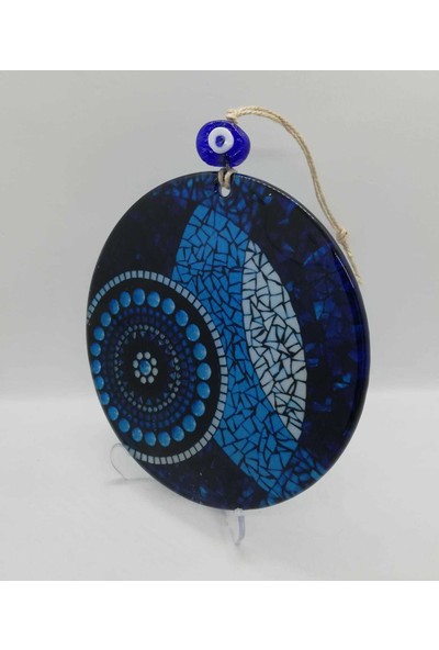 Denizin Ufku Mozaik Tasarım El Yapımı Cam Duvar Süsü 16 x 16 cm Denizin Ufku Mozaik Tasarım El Yapımı Cam Duvar Süsü 16 x 16 cm