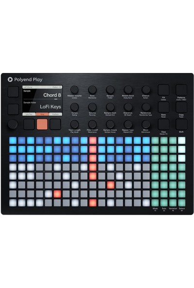 Polyend Play | 8 Audio Track, 8 Polyphonic Mıdı Track, 64-Step Sequencer, Efektlere Sahip Hardware Sampler ve Groovebox Polyend Play | 8 Audio Track, 8 Polyphonic Mıdı Track, 64-Step Sequencer, Efektlere Sahip Hardware Sampler ve Groovebox