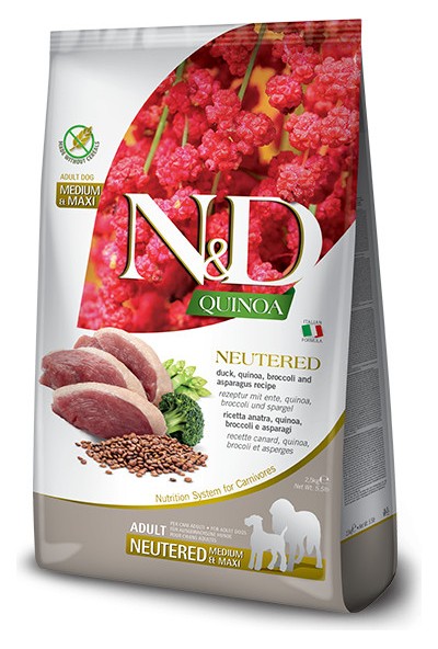 N&d Quinoa Ördek ve Brokoli Büyük ve Orta Irk Yetişkin Kısırlaştırılmış Köpek Maması 12 kg