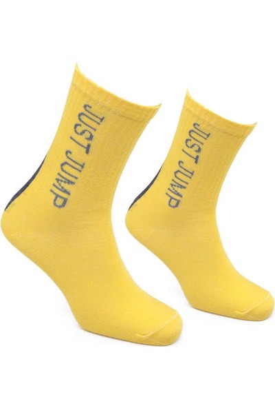 Faris Yazı Baskılı Erkek Soket Çorap 6131 | Sarı Faris Yazı Baskılı Erkek Soket Çorap 6131 | Sarı