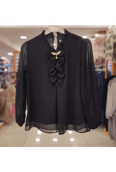 Pulcıno Kids 22206 Kız Çocuk Bluz Gömlek