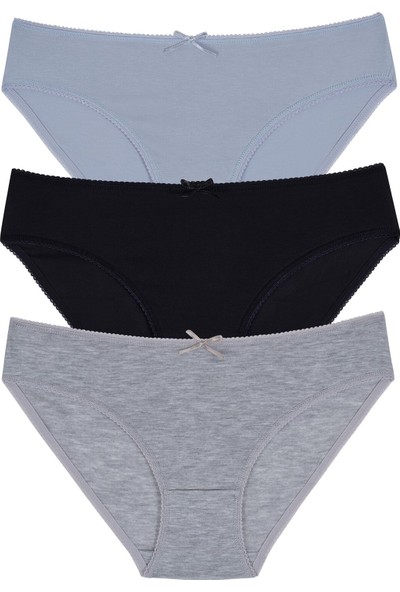 Suwen 3 Lü Renkli Külot