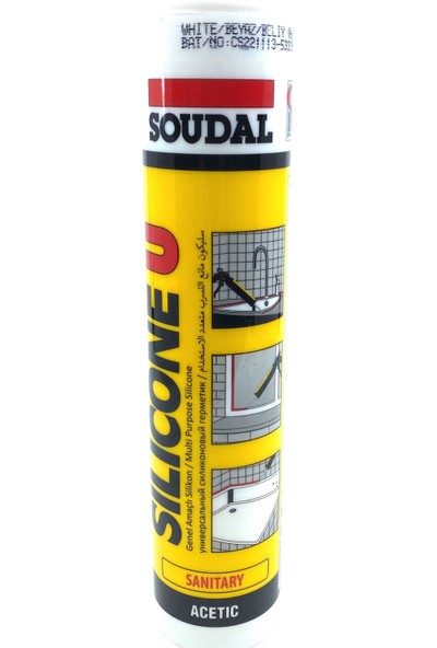 Soudal Beyaz Silikon 280 ml Soudal Beyaz Silikon 280 ml