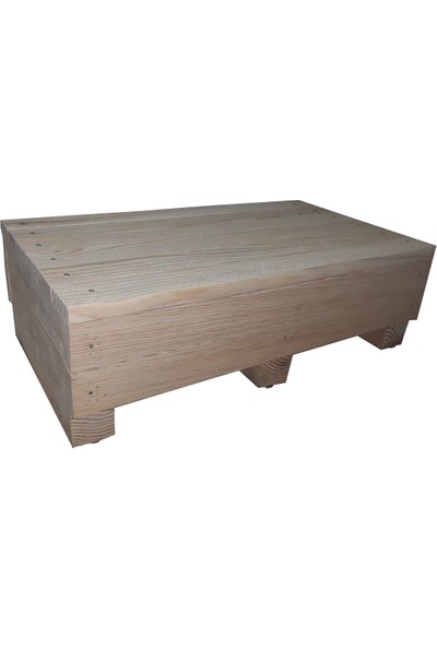 Yüksek Çocuk Basamağı Üç Tabanlı Doğal Ahşap 21 cm Yükseklikte Üst Yüzeyi 27 cm x 50 cm Yüksek Çocuk Basamağı Üç Tabanlı Doğal Ahşap 21 cm Yükseklikte Üst Yüzeyi 27 cm x 50 cm