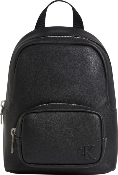 Calvin Klein Poliüretan Siyah Kadın Sırt Çantası K60K609788BDS