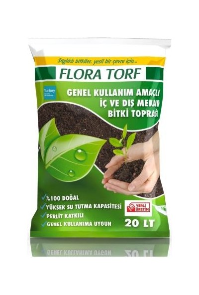 Flora Torf Saksı Çiçek Toprağı Perlit Katkılı 20 Lt Flora Torf Saksı Çiçek Toprağı Perlit Katkılı 20 Lt