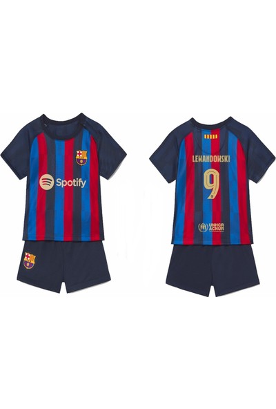 Mugees Barcelona Lewandowski Erkek Çocuk Forması Takımı