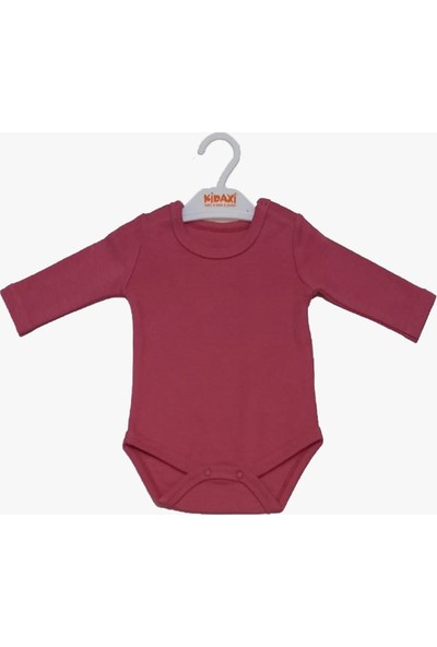 Kidaxi Bebek 2’li Bady Uzun Kollu Düz Renk Gül Kurusu – Hardal Kidaxi Bebek 2’li Bady Uzun Kollu Düz Renk Gül Kurusu – Hardal