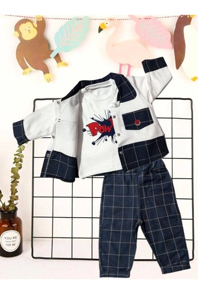 Baby Bonta Erkek Bebek 3 Lü Ceketli Takım Baby Bonta Erkek Bebek 3 Lü Ceketli Takım