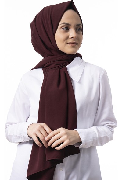 Kadınbona Ithal Kore Bordo Medine Ipeği Şal Kadı Kadınbona Ithal Kore Bordo Medine Ipeği Şal Kadı