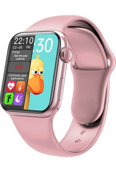 Arenist HW16 Pembe Akıllı Saat Türkçe Menü 1.72 Ekran