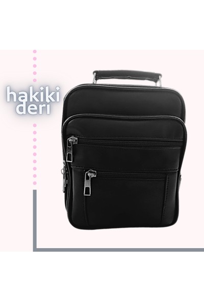 Zafiro Çelik Kasalı Siyah El ve Omuz Çantası (20×16×8,5 Cm)