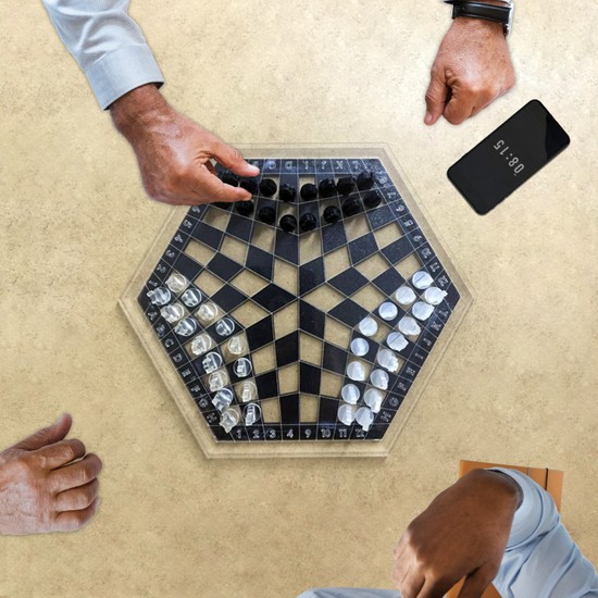 Standarts 3 Kişilik Satranç Seti - 3 Player Chess Fiyatı