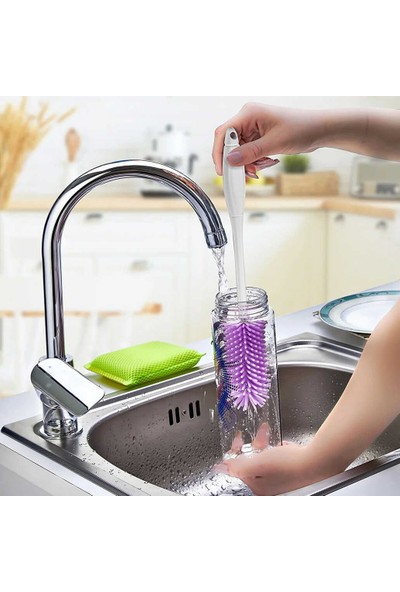 Plastlife KP-139 Biberon Şişe Bardak Kavanoz Yıkama Fırçası Lila Plastlife KP-139 Biberon Şişe Bardak Kavanoz Yıkama Fırçası Lila