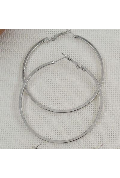 Deniz Bijuteri Halka Küpe L Silver Deniz Bijuteri Halka Küpe L Silver