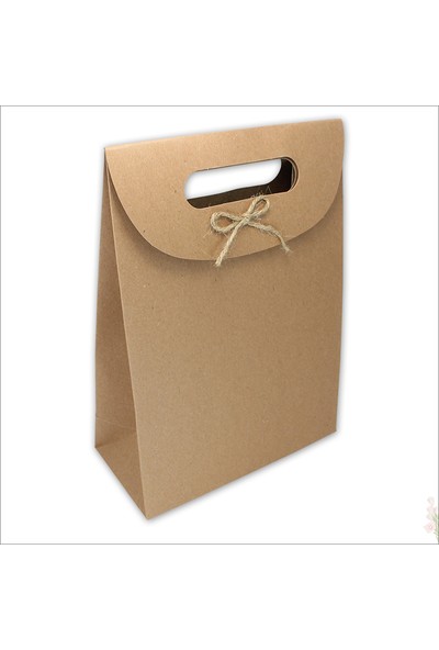 Süsle Bebek ve Parti El Geçmeli Kraft Karton Çanta 38 x 27 x 15 cm - 1 Adet Süsle Bebek ve Parti El Geçmeli Kraft Karton Çanta 38 x 27 x 15 cm - 1 Adet