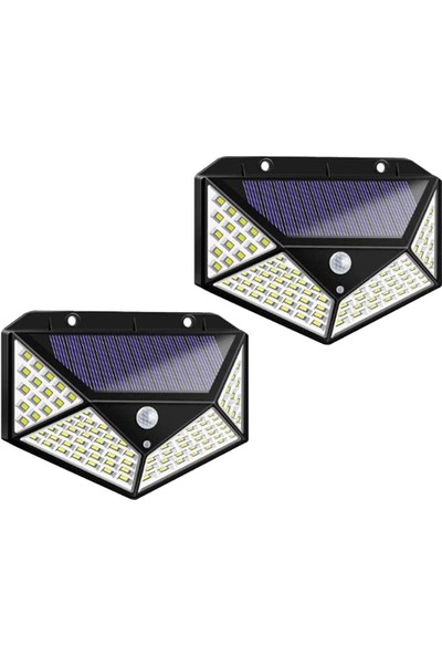 Berlin Shop Freneci Güneş Enerjili Lamba, Dış Mekan, 100 Led, 120º Hareket Sensörü, Güvenlik, Güneş Enerjili Güçlü Duvar Lambası, 2 Adet Berlin Shop Freneci Güneş Enerjili Lamba, Dış Mekan, 100 Led, 120º Hareket Sensörü, Güvenlik, Güneş Enerjili Güçlü Duvar Lambası, 2 Adet