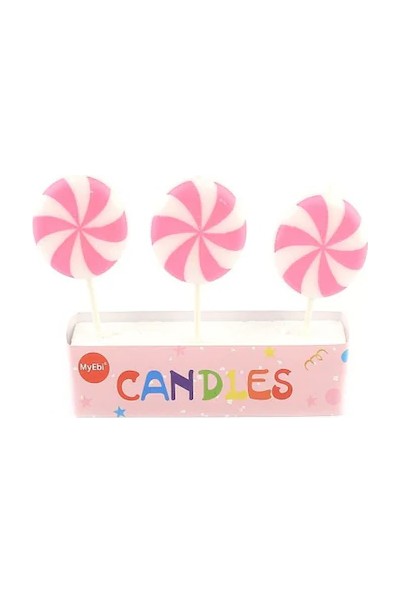 Alsepeteavm Rüzgargülü Mum Set 3'lü Pembe Alsepeteavm Rüzgargülü Mum Set 3'lü Pembe