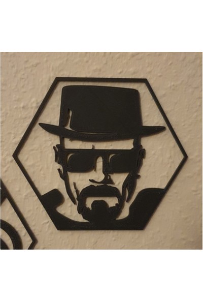 Kusoğlu Chainsaw Art İşbilen Teknoloji Breaking Bad Heisenberg Dekoratif Duvar Süsü Büyük Boy (180MMX155MM) Kusoğlu Chainsaw Art İşbilen Teknoloji Breaking Bad Heisenberg Dekoratif Duvar Süsü Büyük Boy (180MMX155MM)