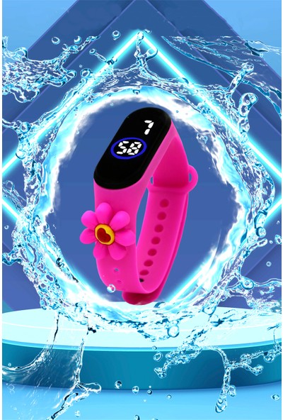 Rodium Çocuk Kol Saati Dokunmatik LED Su Geçirmez